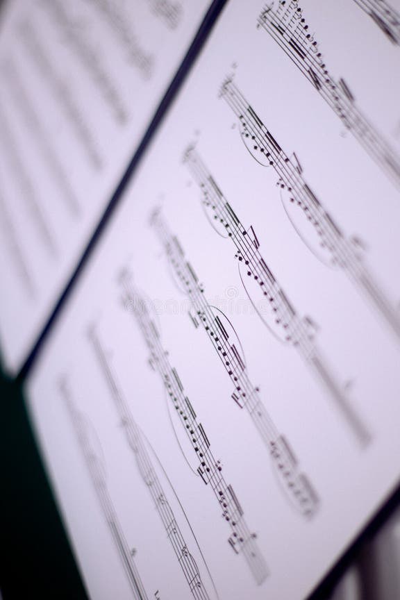 Note Sheet with Blurry Edges Stock Image - Image of music, note: 200599629