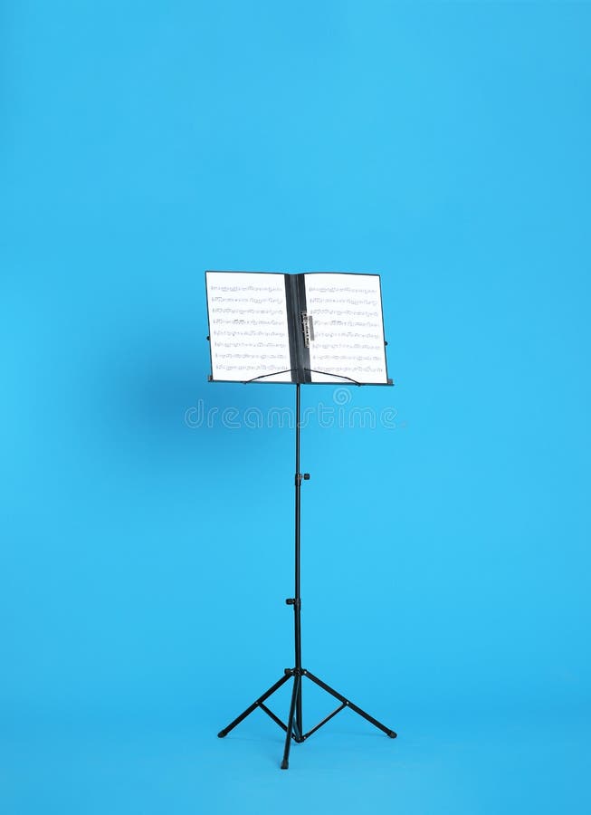 Note Stand with Music Sheets Stock Image - Image of orchestral ...