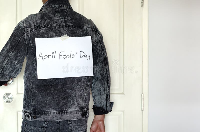 A Note on Sticky Tape of the Man Back Side Stock Image - Image of ...