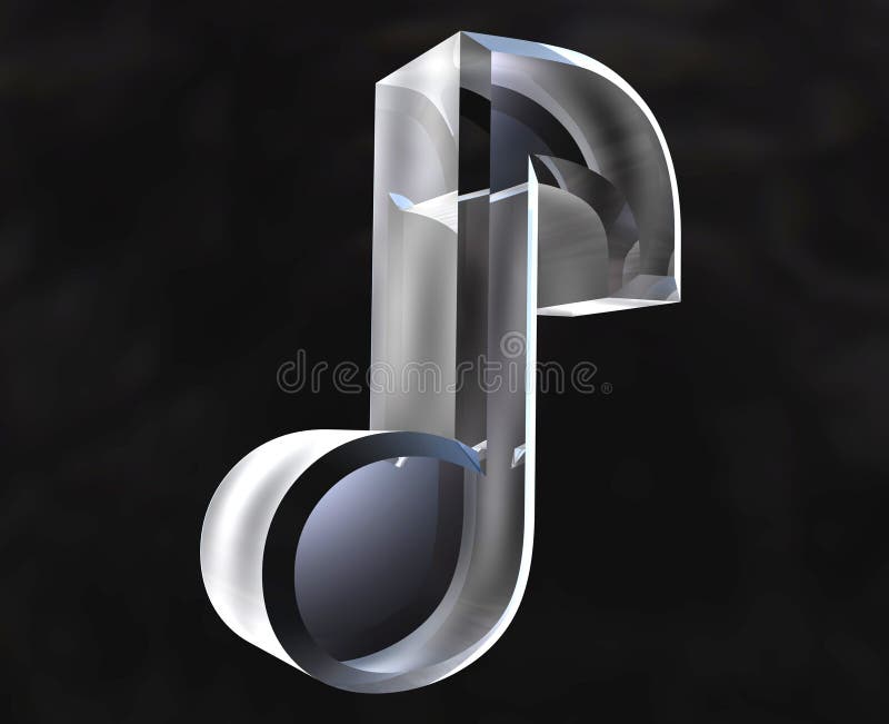 3D Pi symbol in glass stock illustration. Illustration of transparent ...