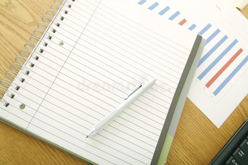 A Note on the Table stock image. Image of notepad, finance - 5385777