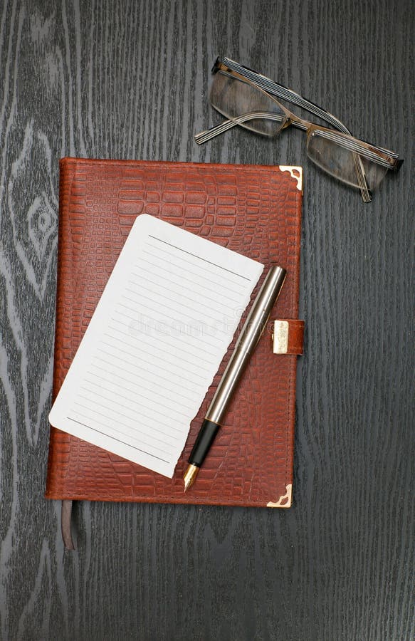 Note on the table stock image. Image of card, label, message - 49095707