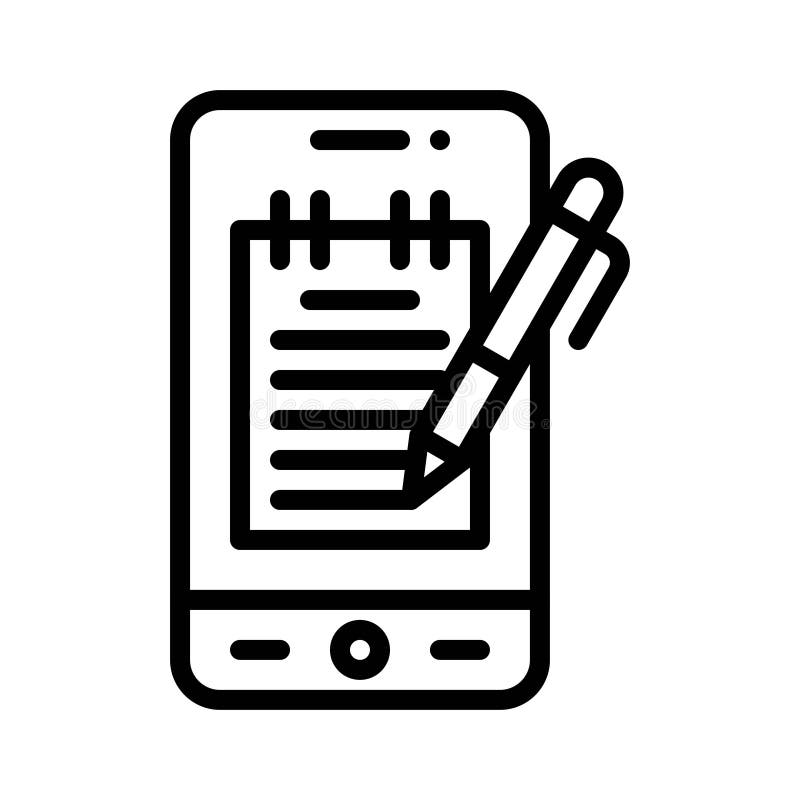 Note Taking Icon Stock Illustrations – 379 Note Taking Icon Stock ...