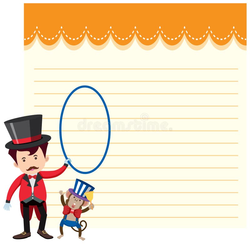 Template for Circus Funfair Poster or Ticket. Stock Vector ...