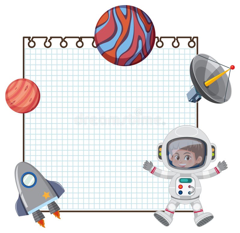 A space on note template stock illustration. Illustration of design ...