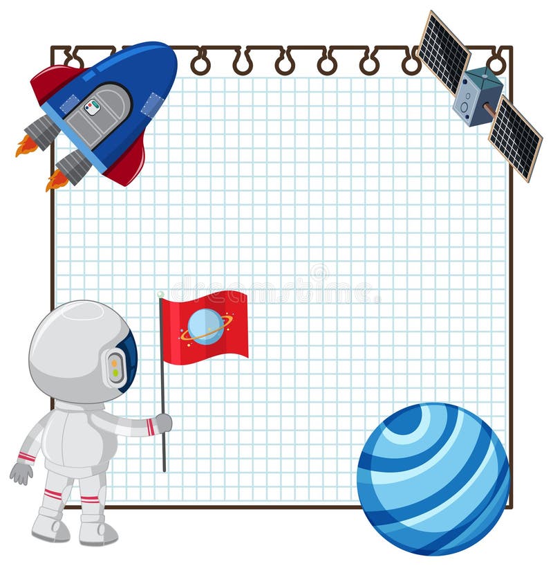 Note template space theme stock vector. Illustration of texture - 149494542