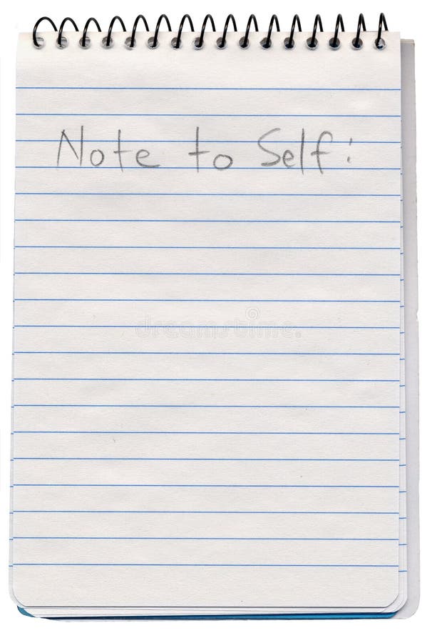 Note to Self stock photo. Image of paper, supply, notetoself - 1103470