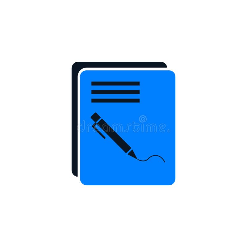 Write Icon. Write Symbol. Flat Design. Stock - Vector Illustration ...