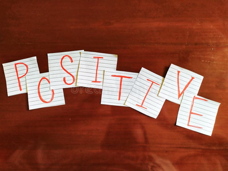 A Note Writing, Caption, Inscription Positive Reminder or Advice on a ...