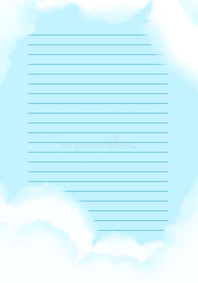 Note Writing Paper with Hibiscus Pink Flower Frame Pattern Template ...