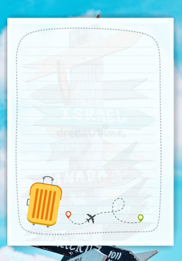 Note Writing Paper with Watermelon Fruit Pattern Template Graphic ...