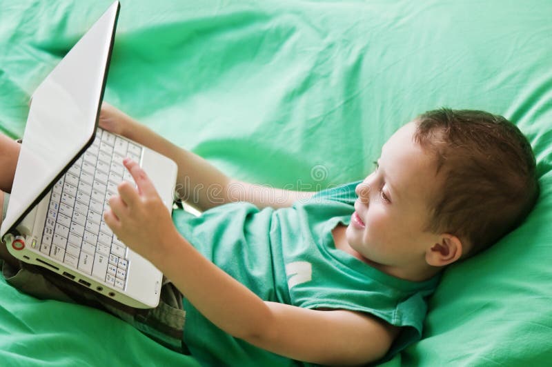 Notebook stock image. Image of intelligence, child, internet - 10578609
