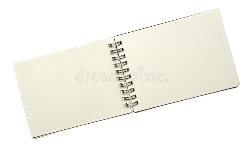 Notebook stock image. Image of binder, empty, broadside - 13299083
