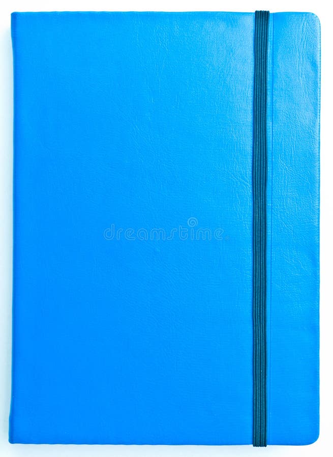 Isolated Blank Blue Hardback Book Stock Photo - Image of studio, colour ...