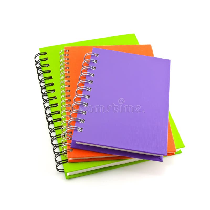 Colorful notebooks stock photo. Image of brochure, business - 11929448