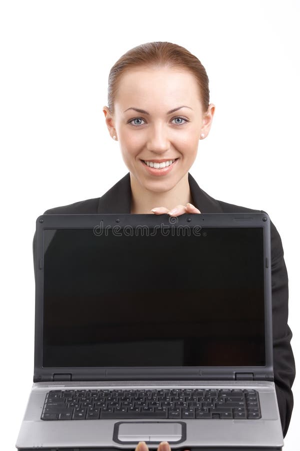 Notebook stock photo. Image of businesswoman, people, isolated - 8636310