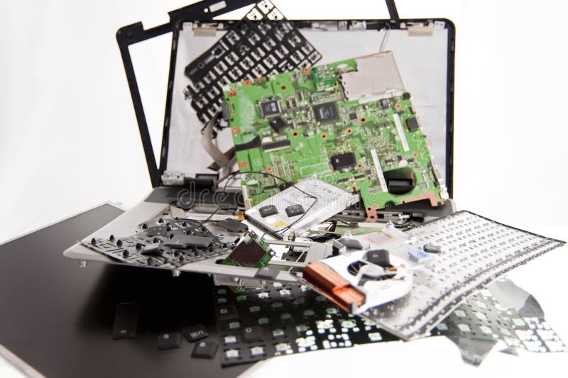 Notebook stock image. Image of crashed, information, chips - 9522879