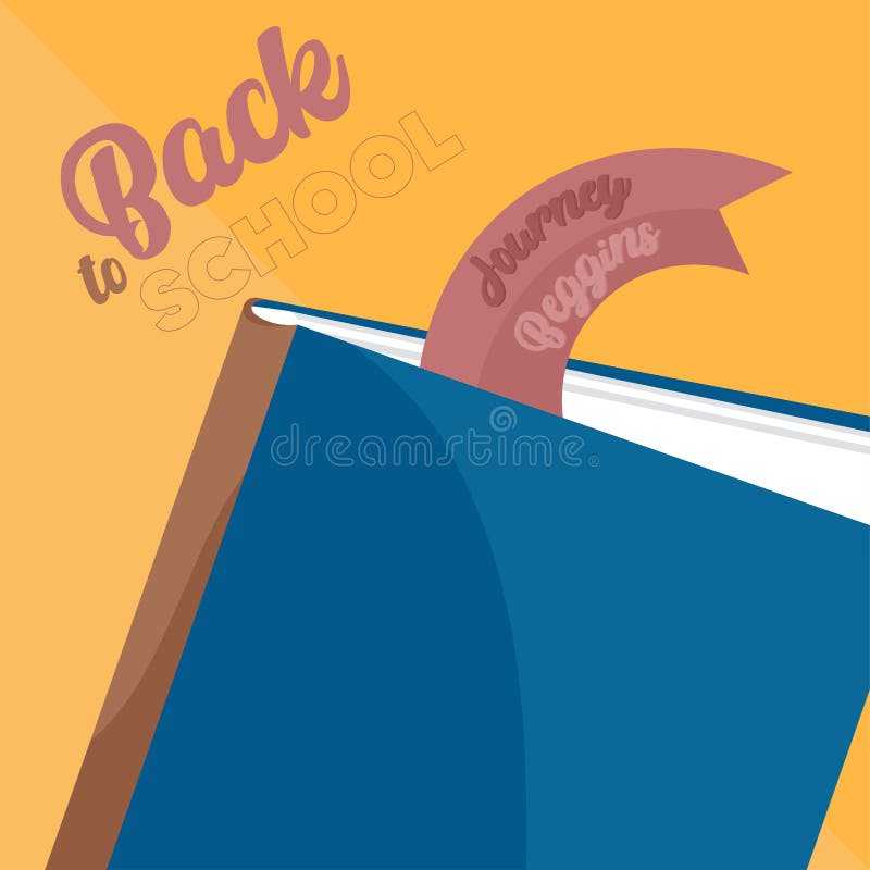Notebook Back to school stock vector. Illustration of person - 208661224