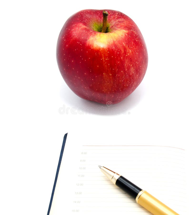 The Creative Apple Combined from Two Half of Red and Green Stock Photo ...