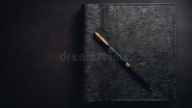 Notebook Black Chalk Texture Stock Illustration - Illustration of ...