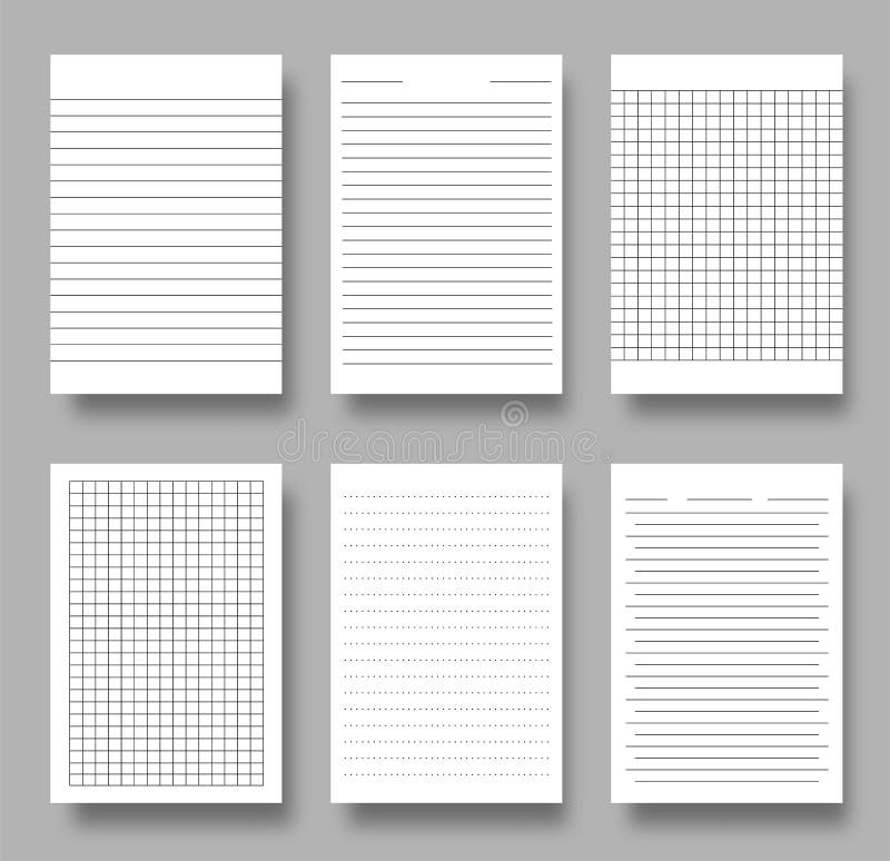 Empty Notepapers Stock Illustrations – 52 Empty Notepapers Stock ...