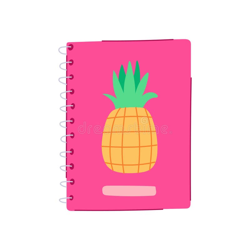Notebook Notebook Cartoon Vector Illustration Stock Vector ...