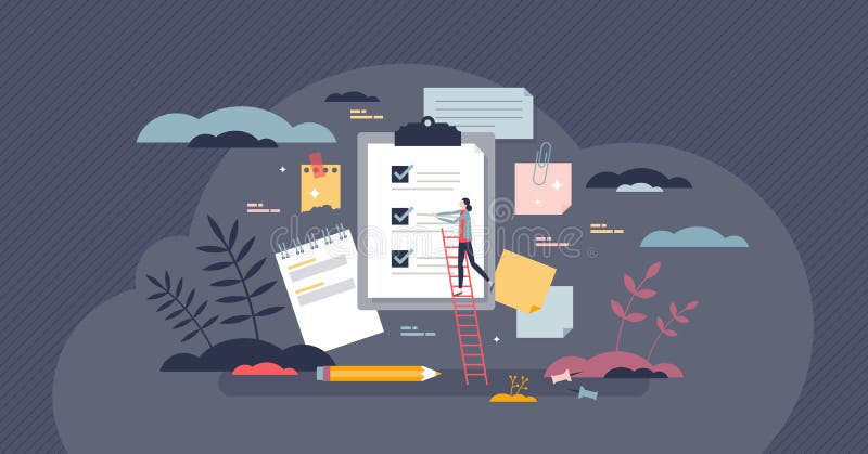 Notebook Checklist and Paper List with Work Tasks Plan Tiny Person ...