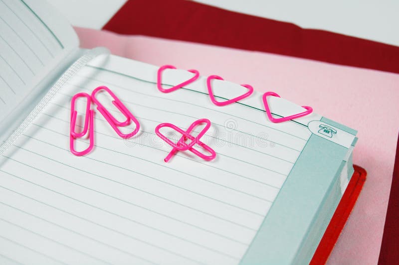 Notebook and clip stock image. Image of supply, space - 12696931