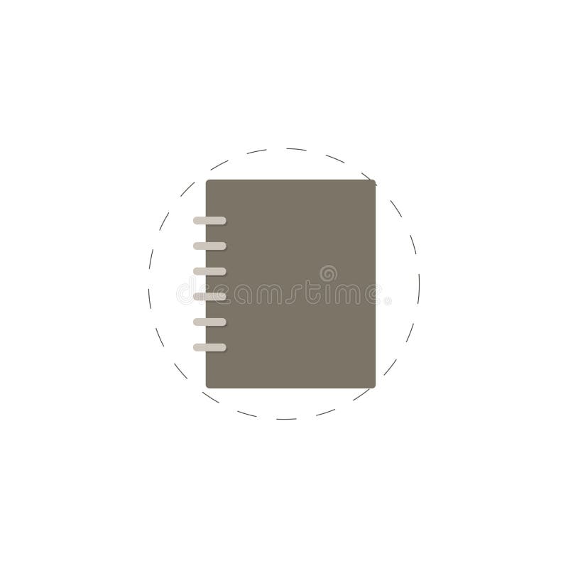 Notebook Clipart. Notebook Colorful Flat Icon Stock Vector ...