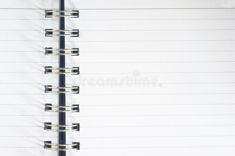 Notebook closeup stock image. Image of business, document - 46120839