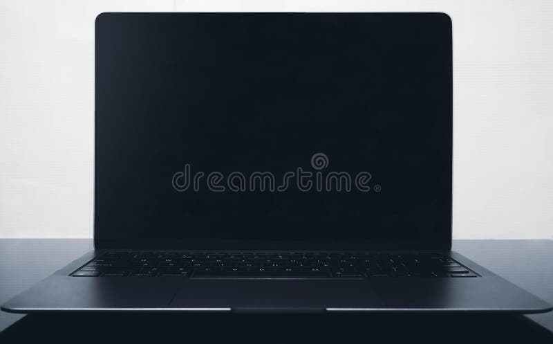 Notebook Computer Closeup Concept Image Stock Image - Image of concept ...