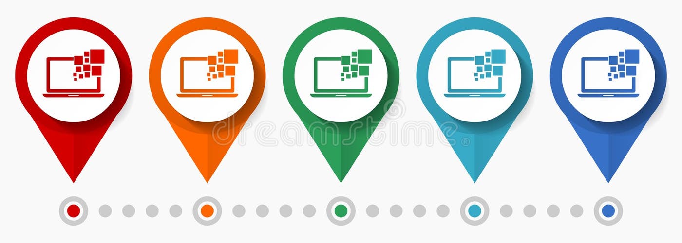 Laptop Pointers Stock Illustrations – 209 Laptop Pointers Stock ...