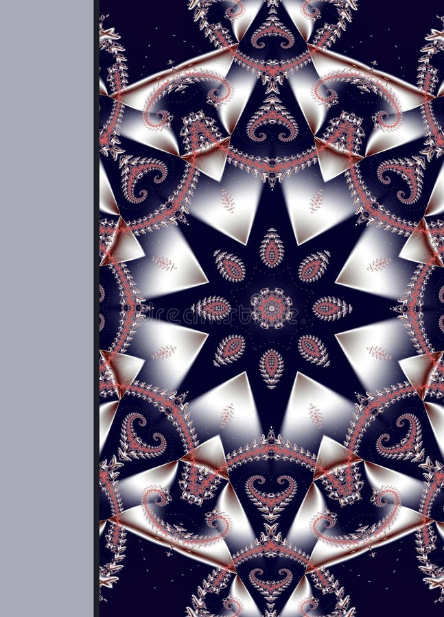 Beautiful Spiral Illustration in Bright Vibrant Pink and Blue Colors ...