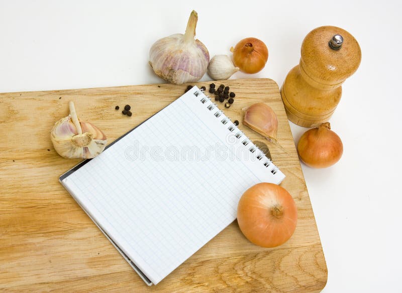 Notebook for culinary note stock photo. Image of kitchen - 16541474