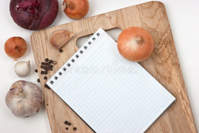 Notebook for Culinary Recipes Stock Image - Image of cell, recipe: 62146053