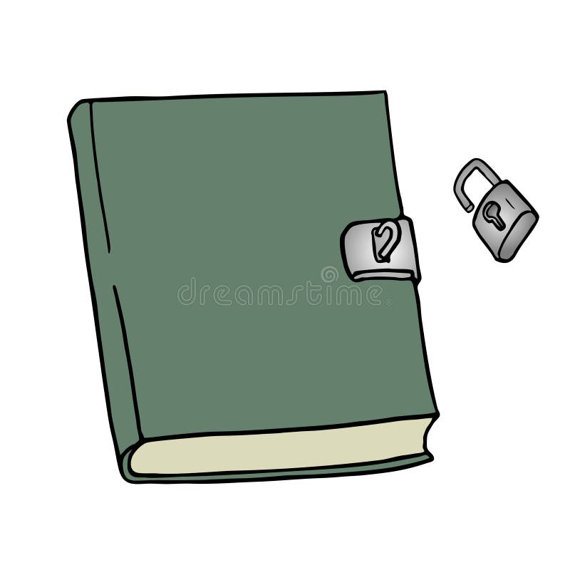 Notebook draw stock vector. Illustration of blank, template - 75389425