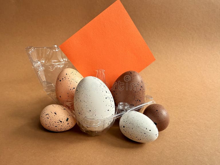 Notebook with Easter Eggs. Spiral Notepad on Spring Beige Background ...