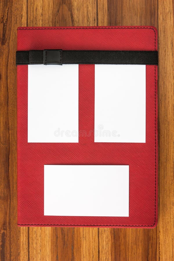 Notebook and Face Business Cards. Stock Photo - Image of leadership ...