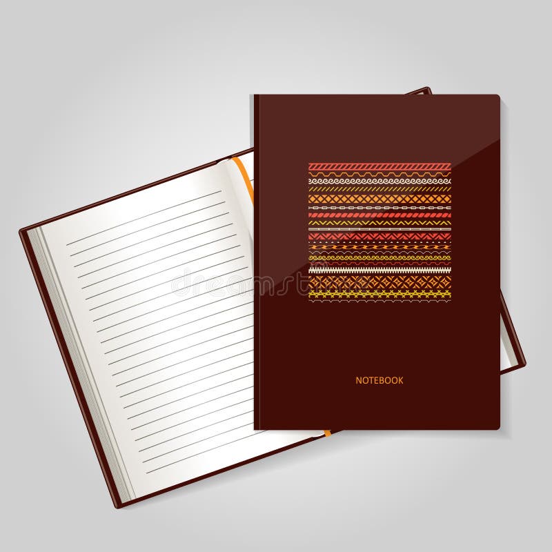 Notebook stock vector. Illustration of element, geometric - 60429329