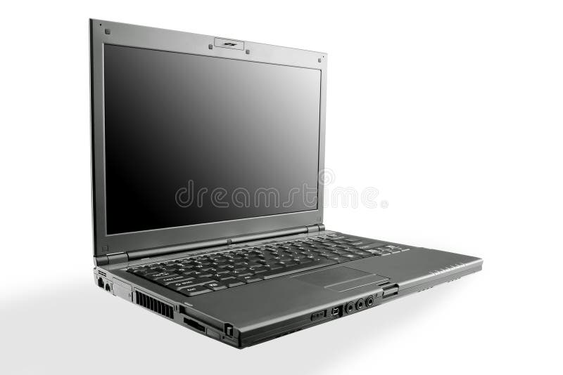 Notebook front-right stock image. Image of isolated, copyspace - 2862797