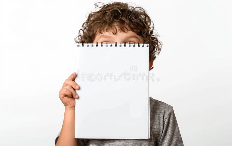 Notebook Fun for Kids Isolated on White Background, Stock Illustration ...