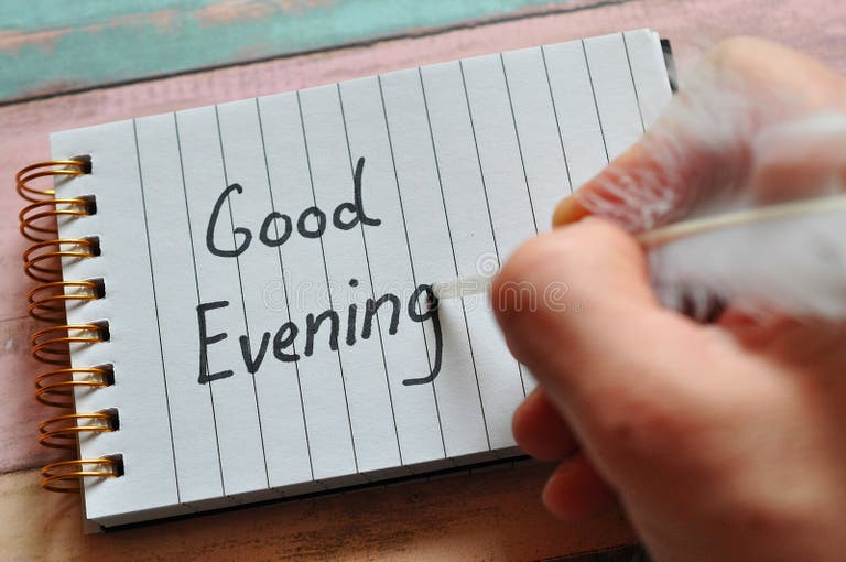 Good Evening Stock Illustrations – 7,748 Good Evening Stock ...