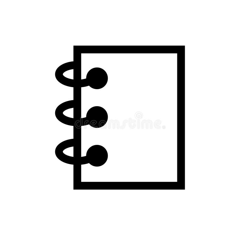 Notebook 3D Icon Perfectly stock illustration. Illustration of business ...