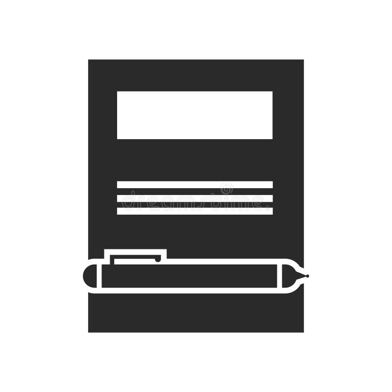 Notebook Icon Vector Sign and Symbol Isolated on White Background ...