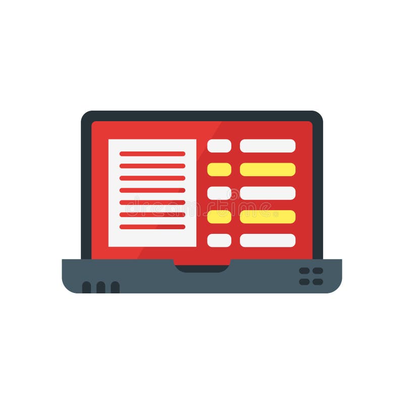 Notebook Icon Vector Sign and Symbol Isolated on White Background ...