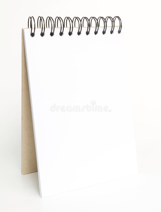 White Paper Notebook Inside Stock Photo - Image of memo, office: 29811398
