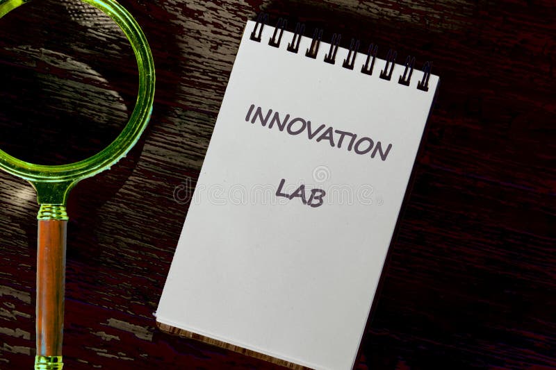 Notebook in an Innovation Lab Showcasing Creativity and Brainstorming ...