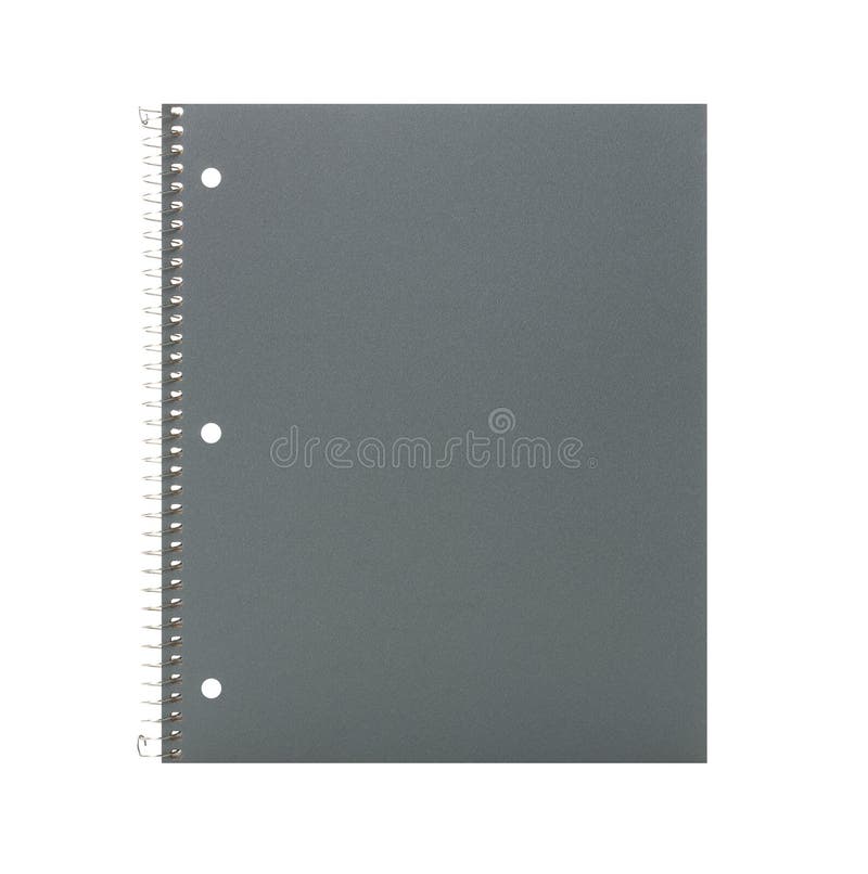 Notebook Isolated on White stock image. Image of open - 26461993