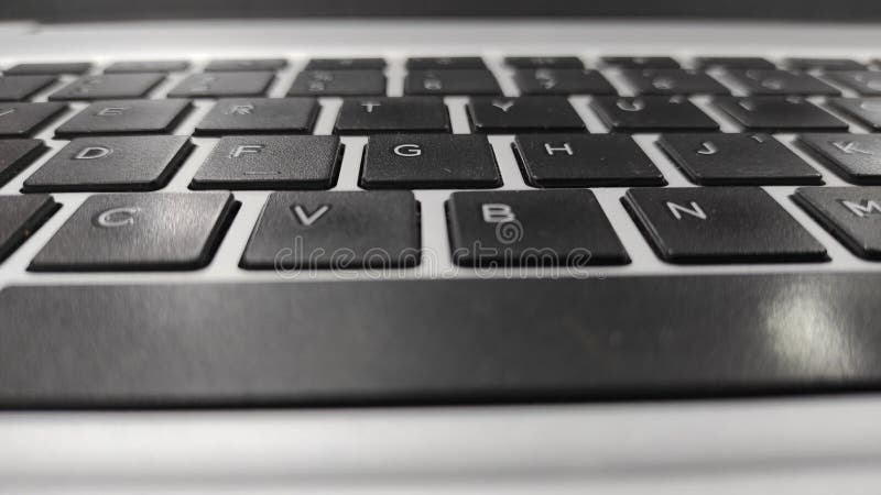 Notebook keyboard qwerty stock image. Image of laptop - 251584845