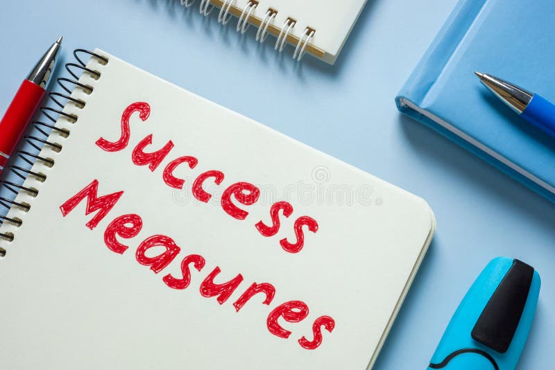 A Notebook Labeled Success Measures. Goal Setting and Tracking ...